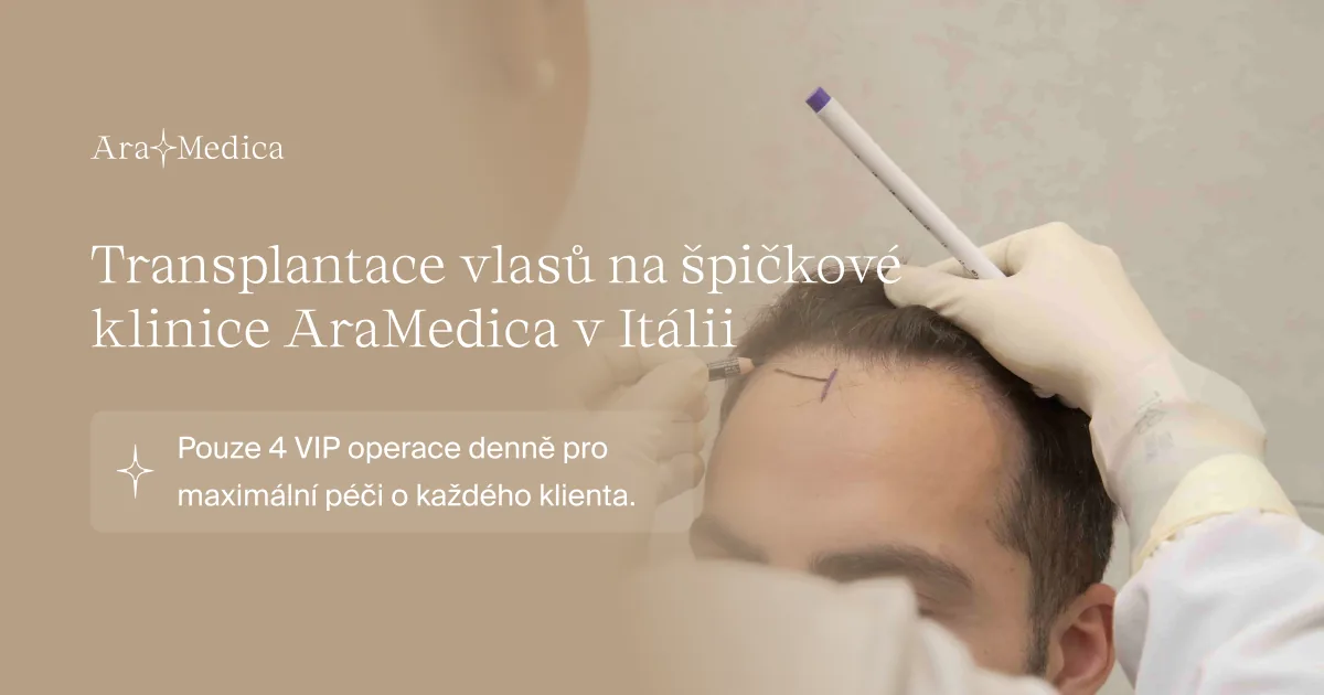 Cena transplantace vlasů | AraMedica